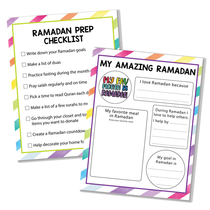 Kids Ramadan Checklist – Mubarak Paper Co.