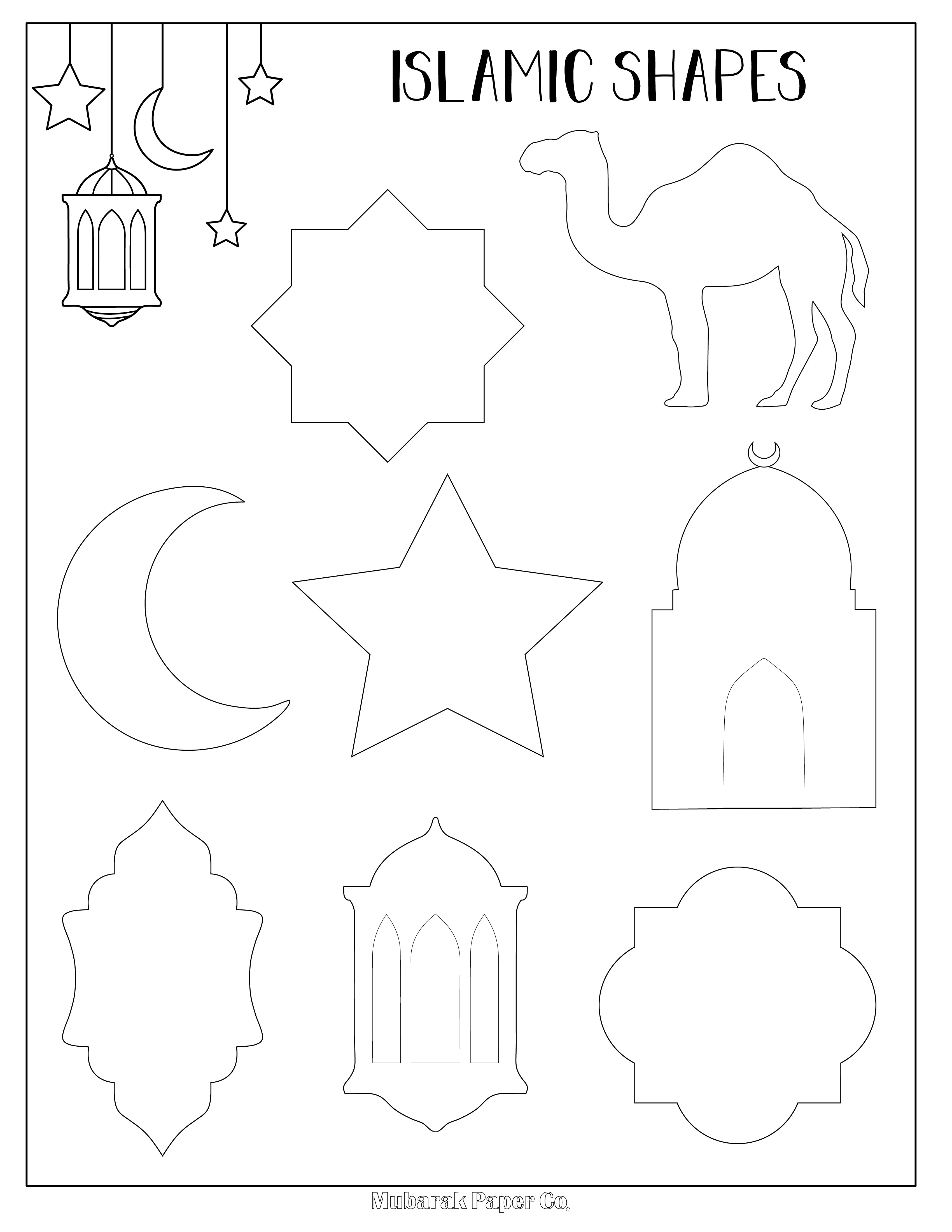 Islamic Shapes – Mubarak Paper Co.